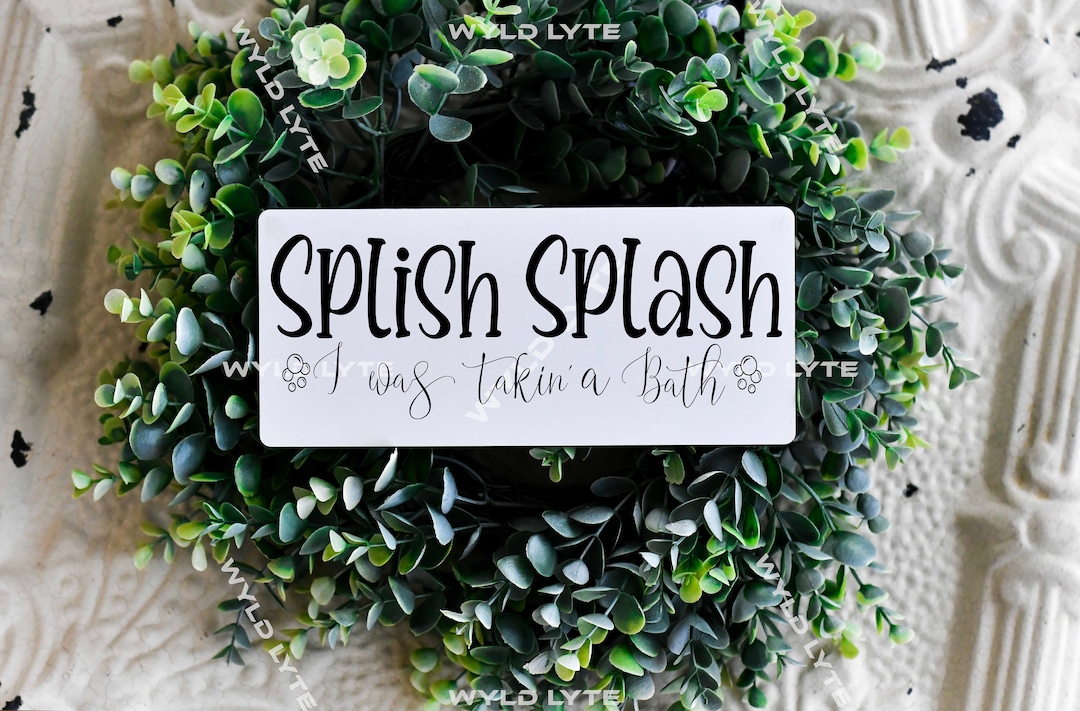 Splish Splash Digital Download | SVG Cut File | PNG File | Laser Cut ...
