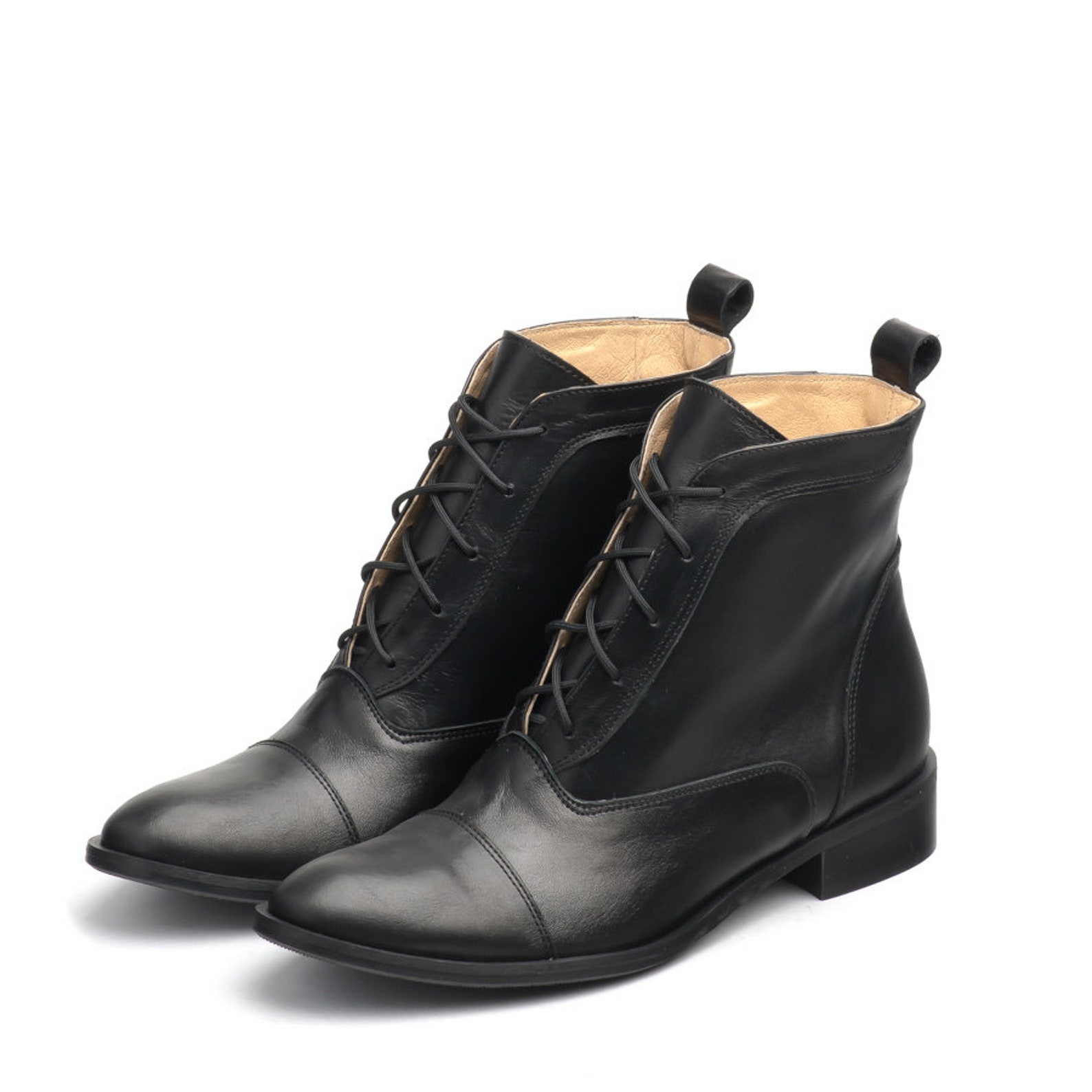 Kaya Women Leather Shoes Lace up Leather Shoes Laced Boots - Etsy