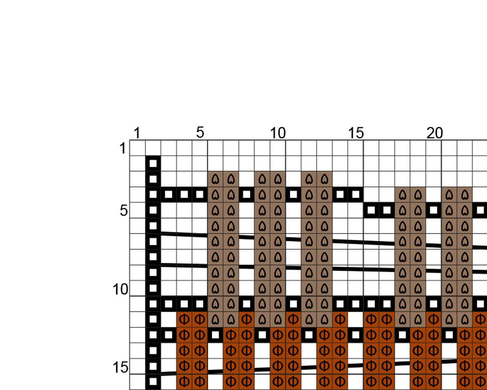 Musical Instruments Cross Stitch Pattern: Orchestra Band Decor (PDF ...