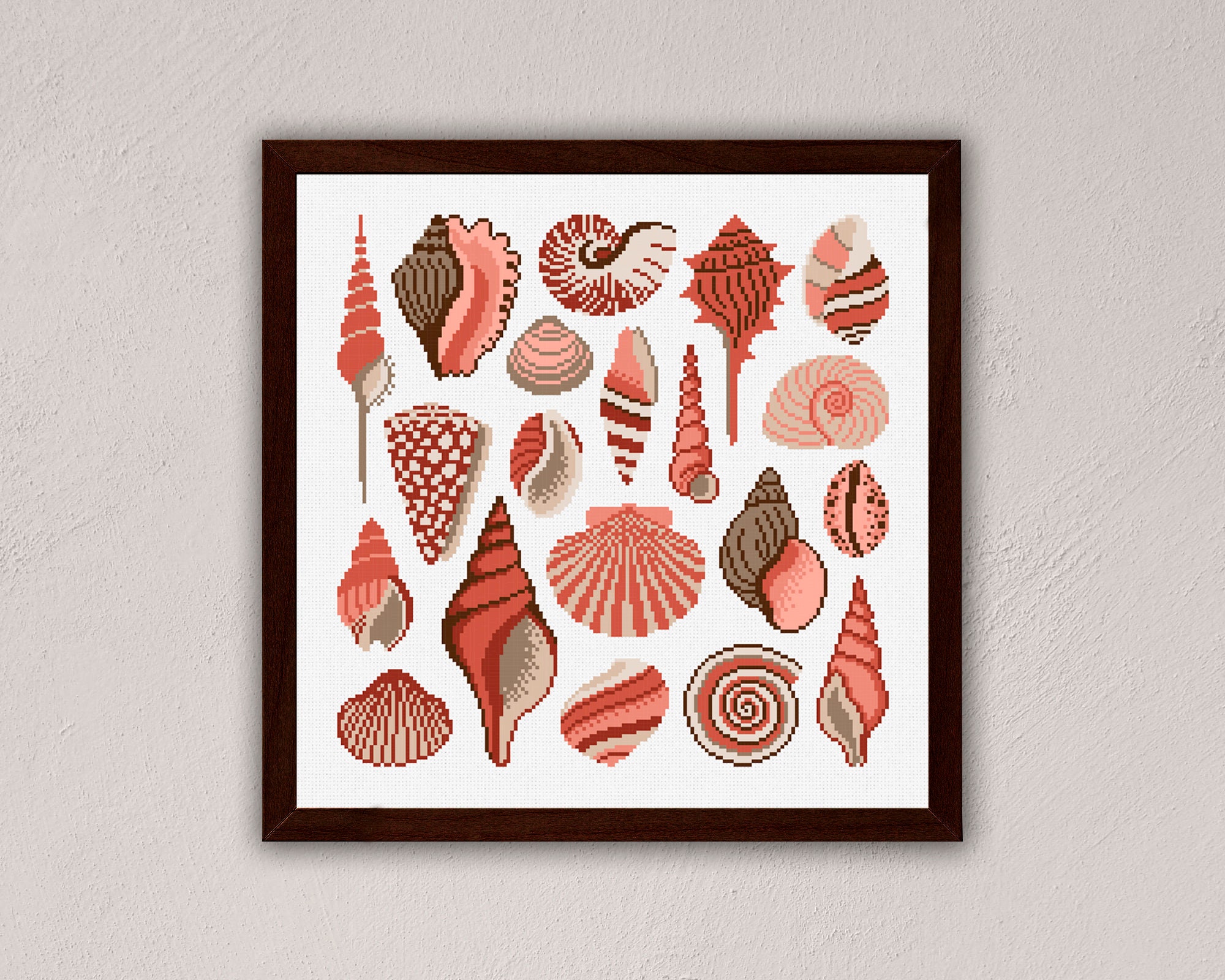 Sea Shells Cross Stitch Pattern Seashells Cross Stitch Pdf - Etsy Canada