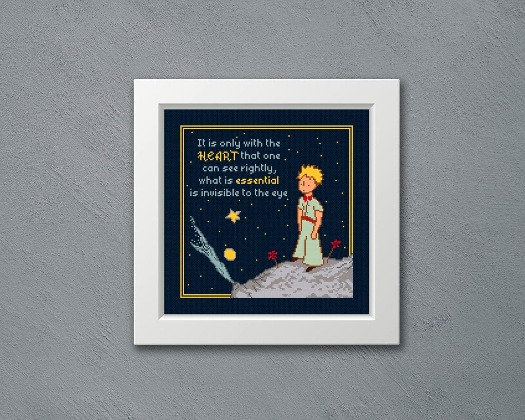 The Little Prince Cross Stitch Pattern: Literary Nursery Art (PDF ...