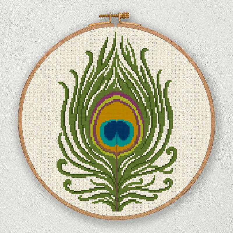 Peacock Embroidery - Etsy
