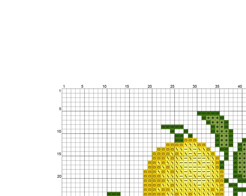 Lemons Cross Stitch Pattern Lemon Cross Stitch Chart Citrus - Etsy