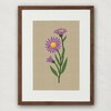Aster Flower Cross Stitch Pattern, Purple Flower Hand Embroidery ...