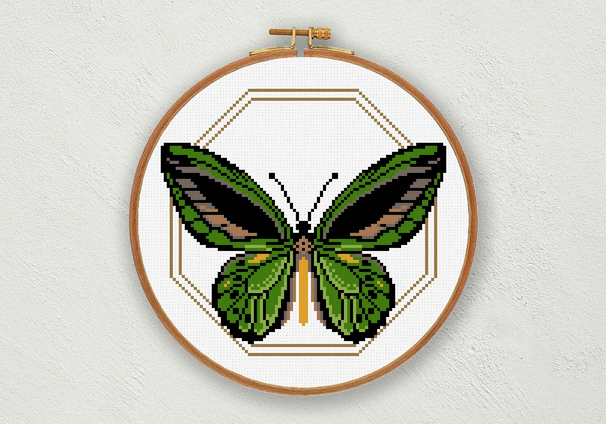 Butterfly Cross Stitch Pattern Set: Monarch, Ulysses, Birdwing (PDF ...