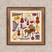 Musical Instruments Cross Stitch Pattern: Orchestra Band Decor (PDF ...