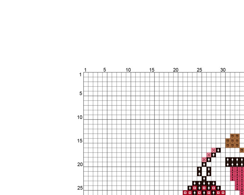 Valentine's Day Cross Stitch Patterns: Love Hearts Ornaments (PDF ...