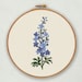 Larkspur Cross Stitch Pattern, July Birth Flower (PDF Pattern) - Etsy