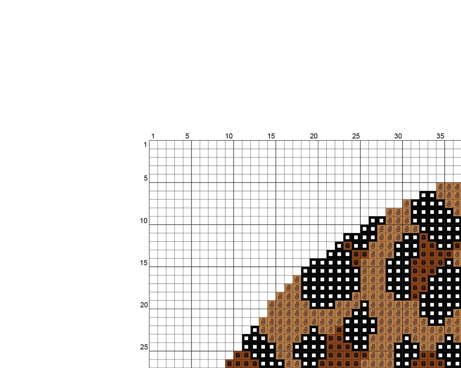 Leopard Print Cross Stitch Pattern: Animal Embroidery (PDF Digital ...