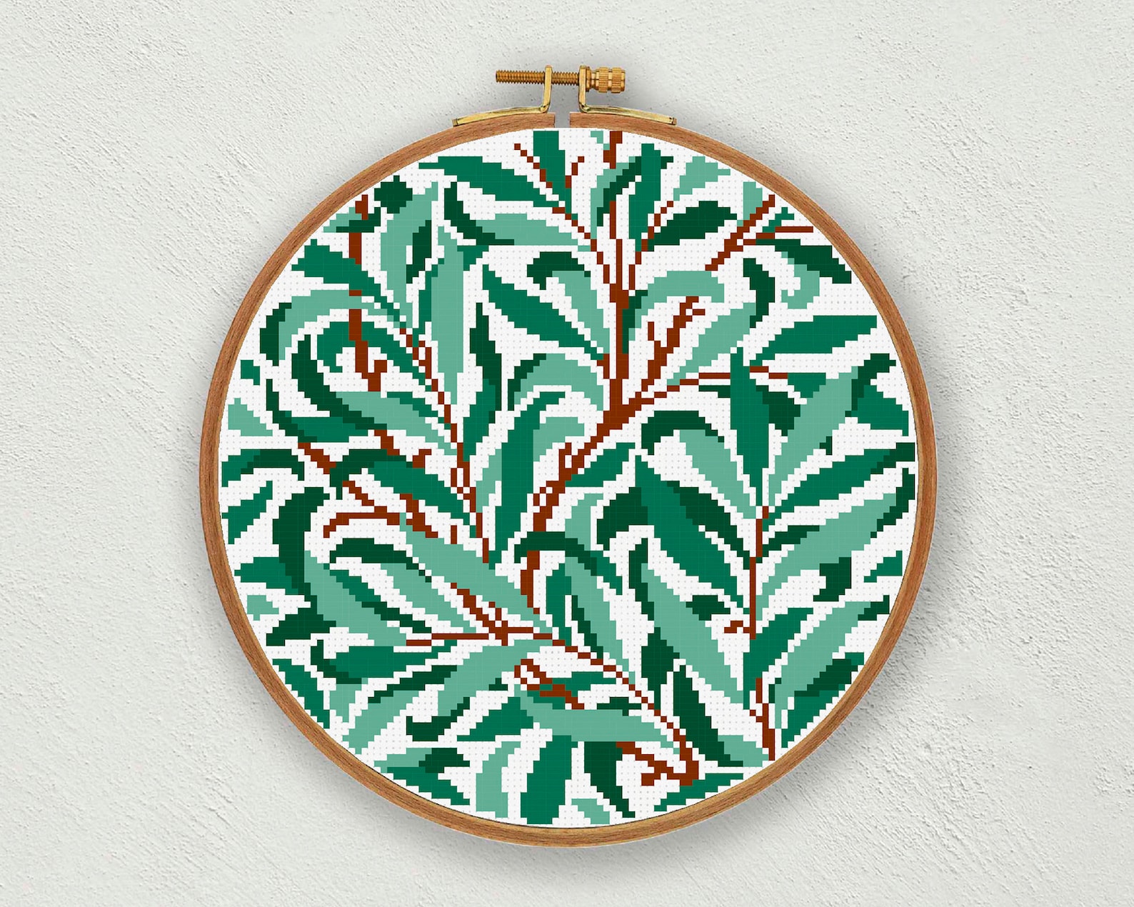 Willow Bough cross stitch pattern William Morris cross stitch | Etsy