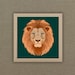 Lion Cross Stitch Pattern: Wild Feline Embroidery (PDF Pattern) - Etsy