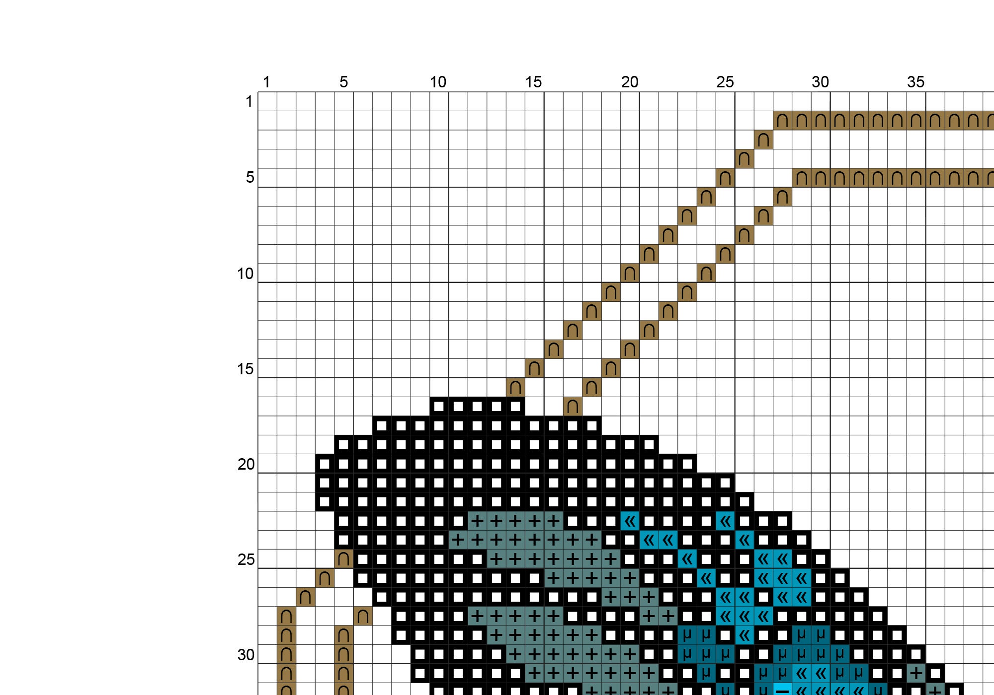 Blue Ulysses Butterfly Cross Stitch Pattern: Insect Embroidery (PDF) - Etsy