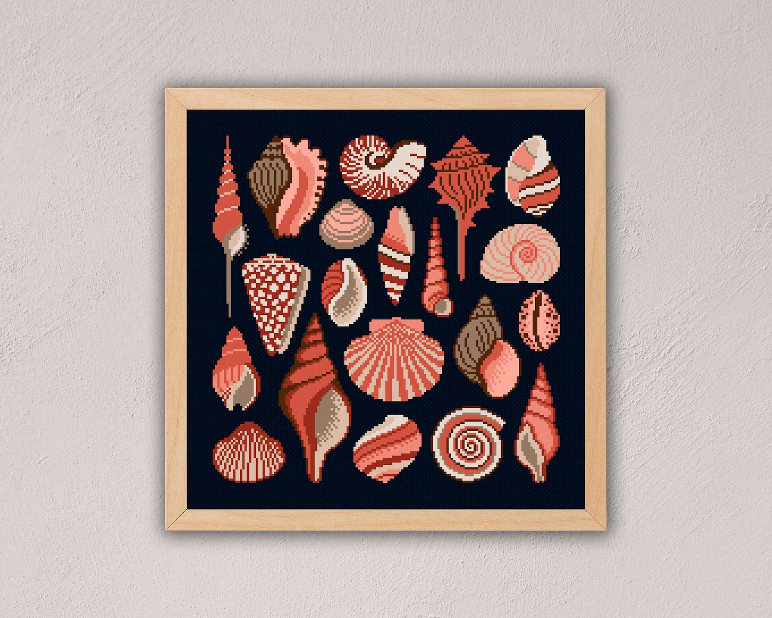 Sea Shells Cross Stitch Pattern Seashells Cross Stitch Pdf - Etsy Canada