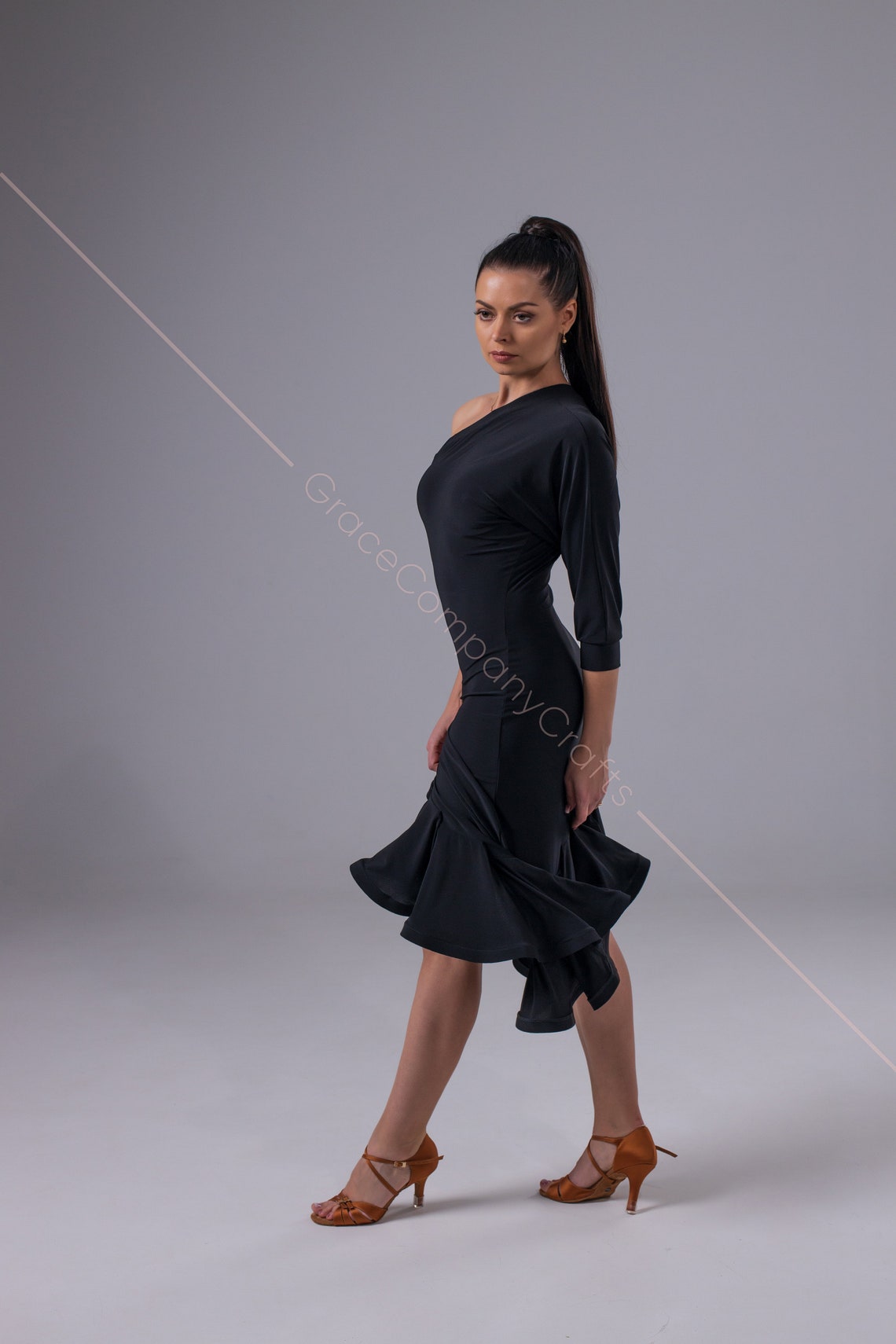 Tango Dress.ballroom Dance Dress.ballroom Dress.latin Dance Dress.robe ...