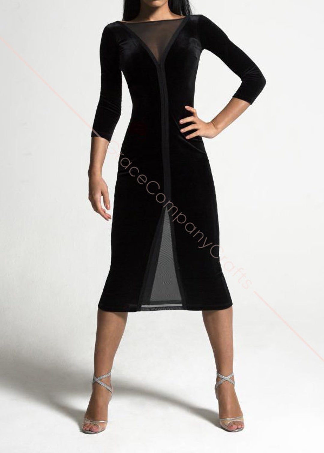 Tango Dress.ballroom Dance Dress.ballroom Dress.latin Dance Dress.robe ...