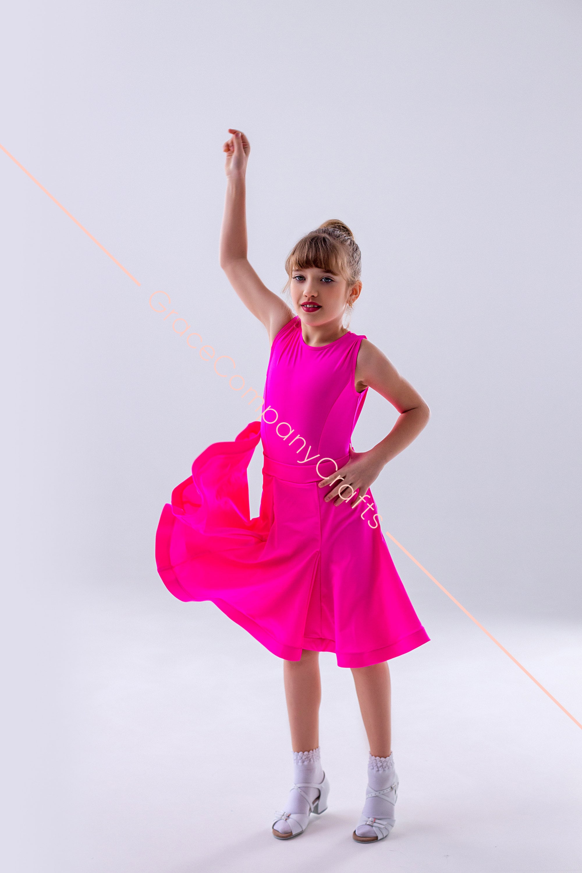 Rating Dress for a Girl With a Skirt in the Style of the Godet - Etsy
