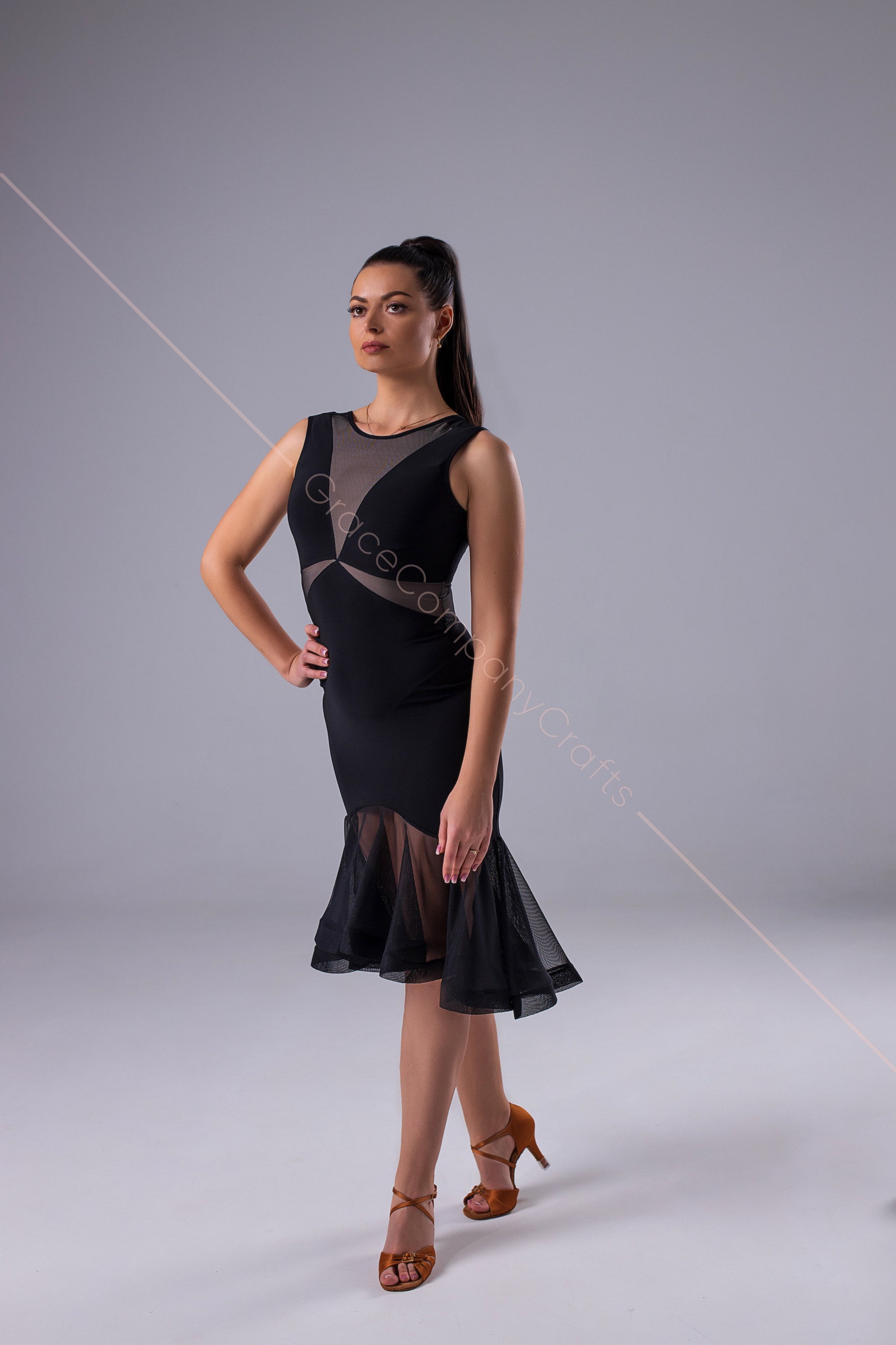 Tango Dress.ballroom Dance Dress.ballroom Dress.latin Dance - Etsy