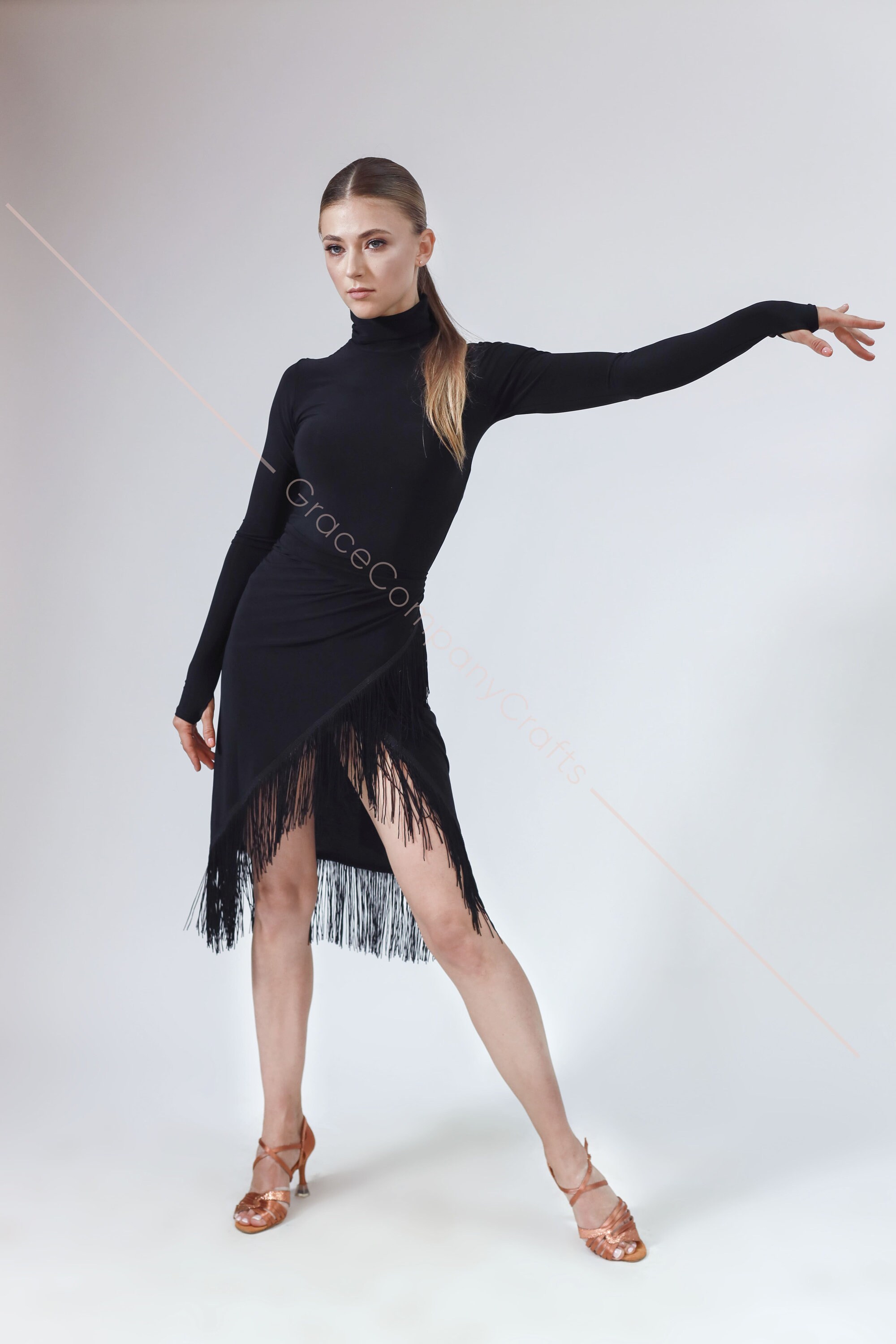 Tango skirt with belt | Etsy