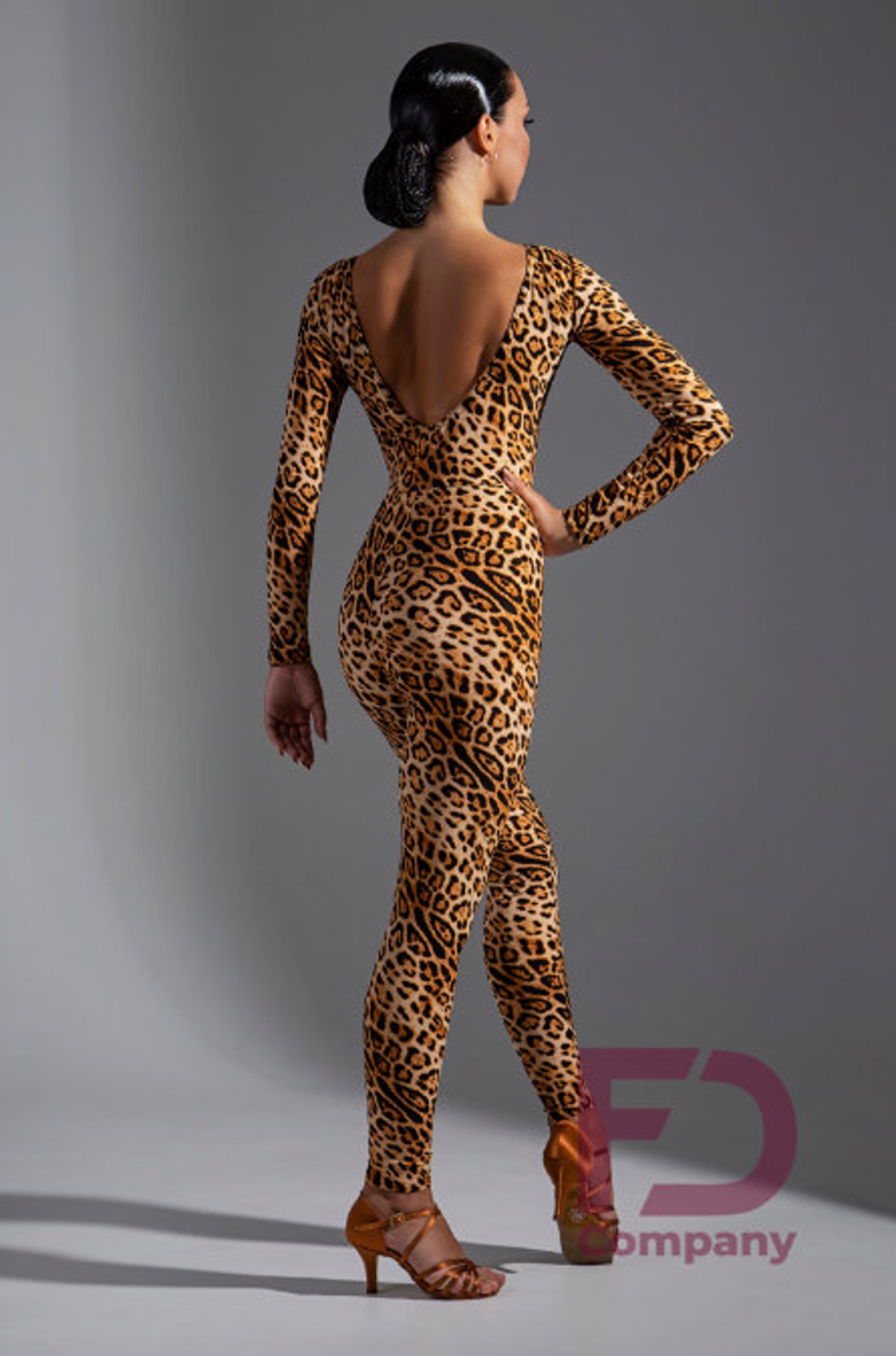 Cutout leopard jumpsuit. Jumpsuit for dancing. | Etsy