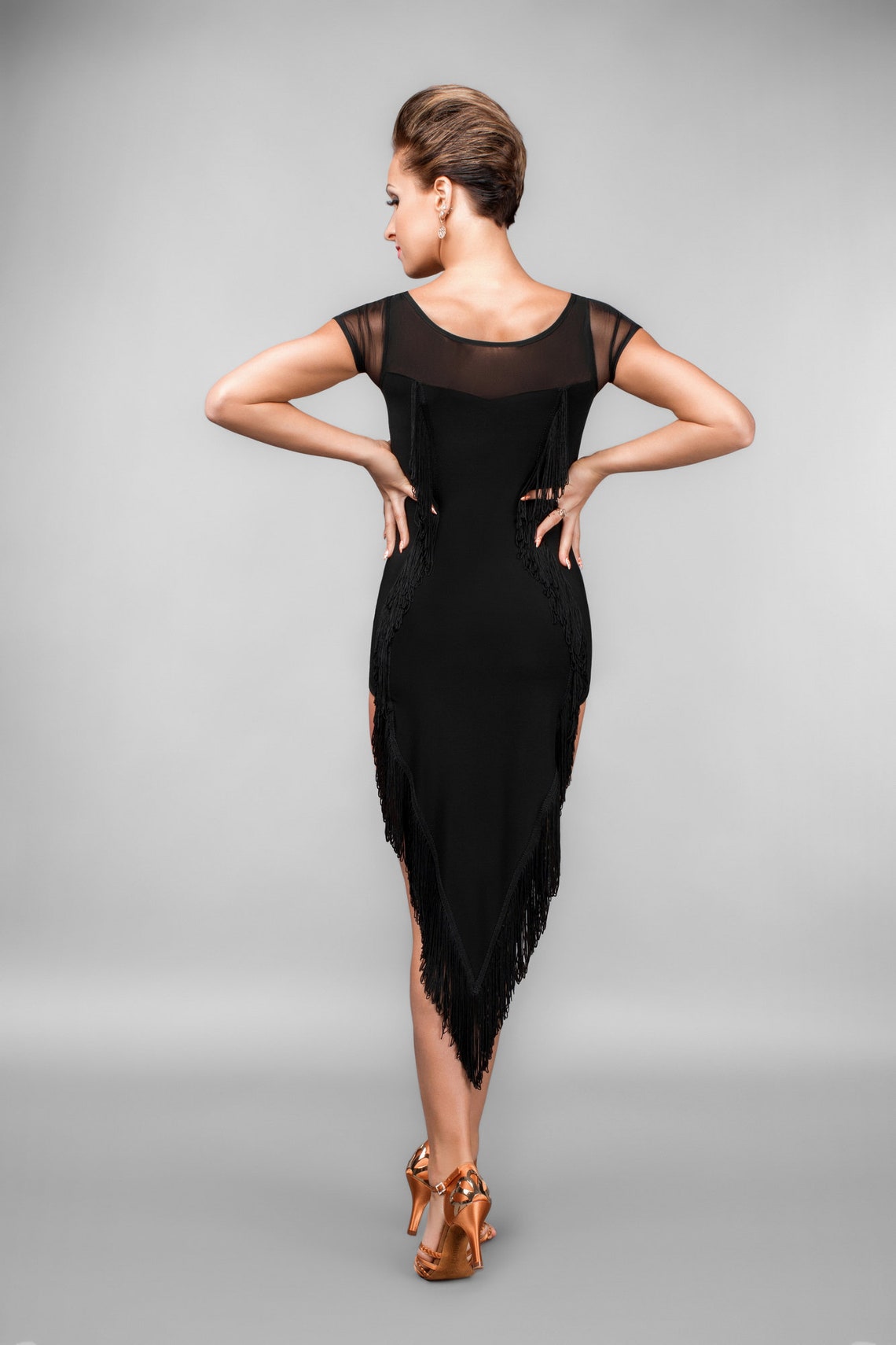 Tango Dress.ballroom Dance Dress.ballroom Dress.latin Dance Dress.robe ...