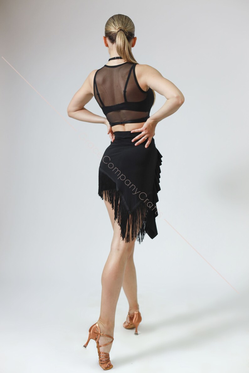 Sexy Mesh Crop Top For Dance Etsy