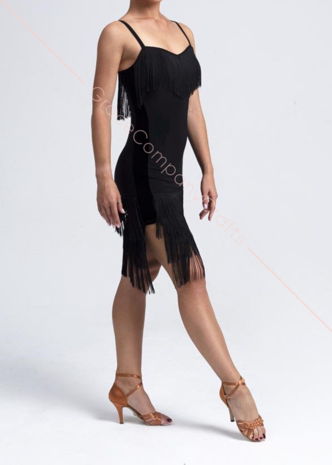 Tango Dress.ballroom Dance Dress.ballroom Dress.latin Dance - Etsy