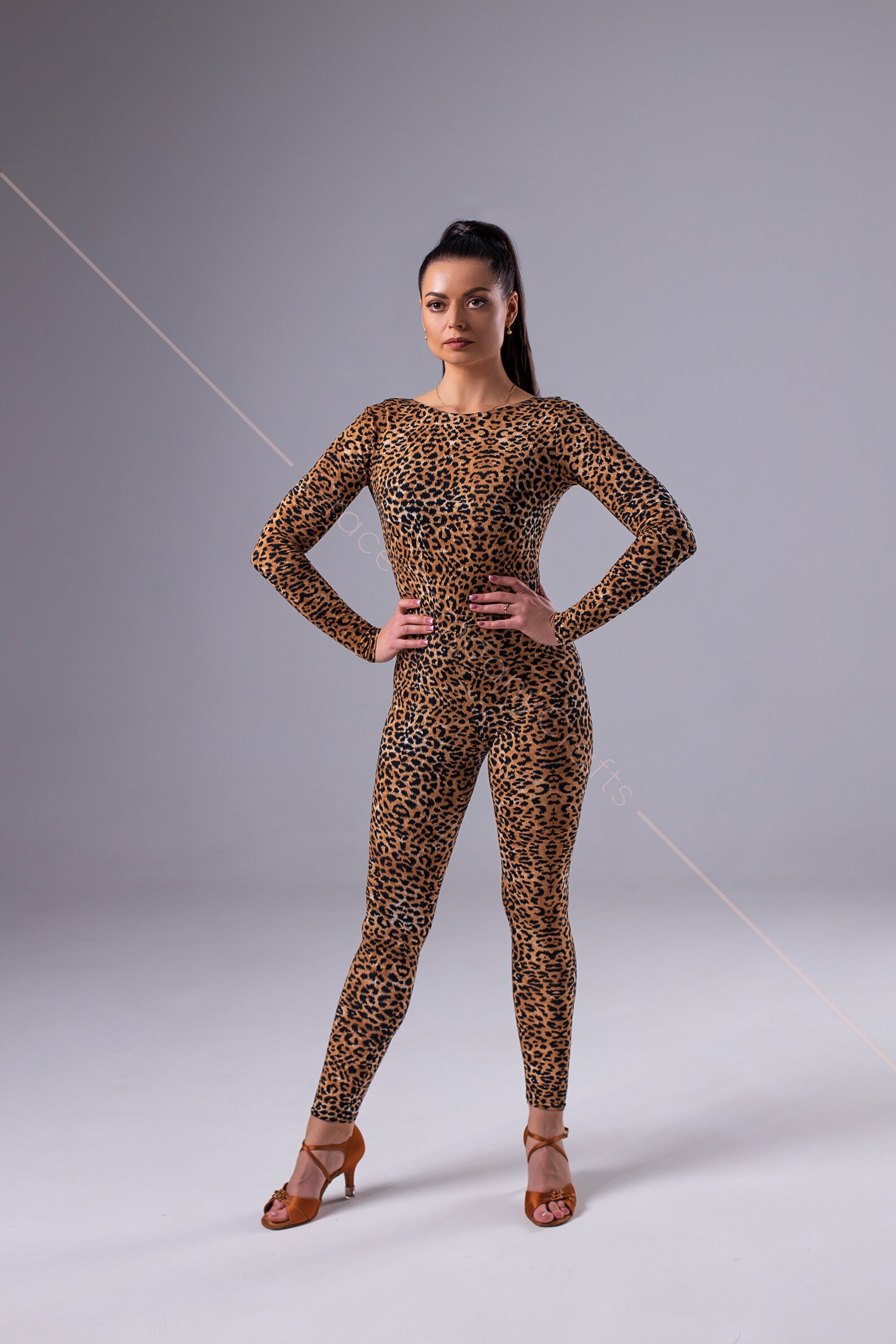 Cutout Leopard Jumpsuit. Jumpsuit for Dancing. - Etsy