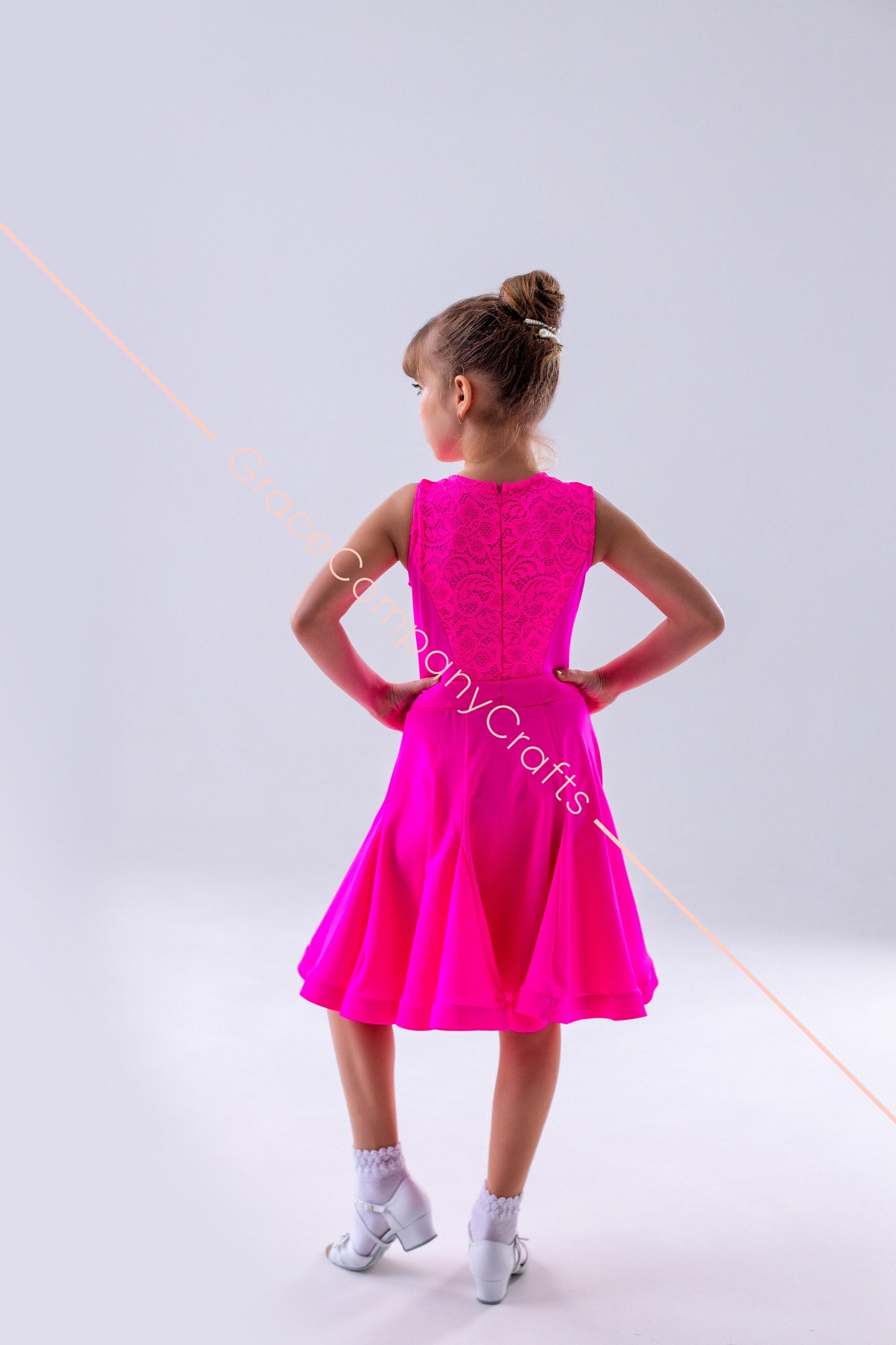 Rating Dress for a Girl With a Skirt in the Style of the Godet - Etsy