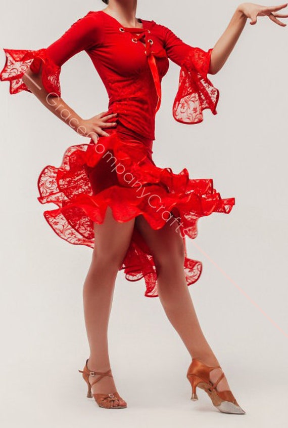 Asymmetrical Dance Skirt - Etsy