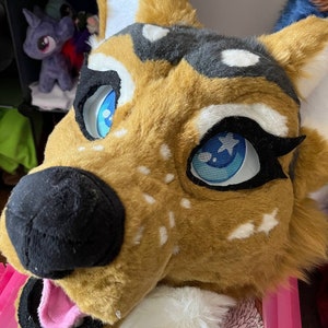 Custom Painted Mesh 3D Printed Fursuit Eye Blanks - Etsy
