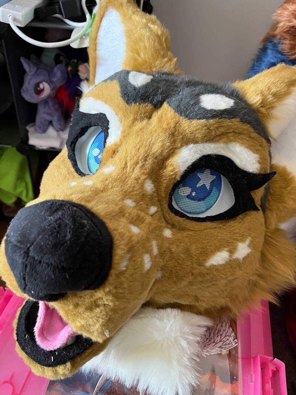 Custom Painted Mesh 3D Printed Fursuit Eye Blanks - Etsy
