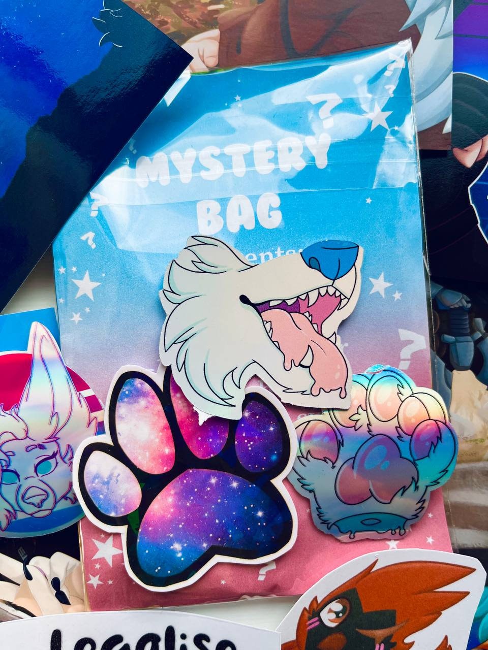 Furry Print and Sticker Mystery Bag - Etsy