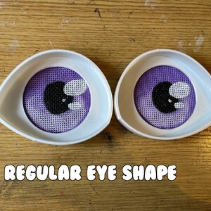 Custom Painted Mesh 3D Printed Fursuit Eye Blanks - Etsy