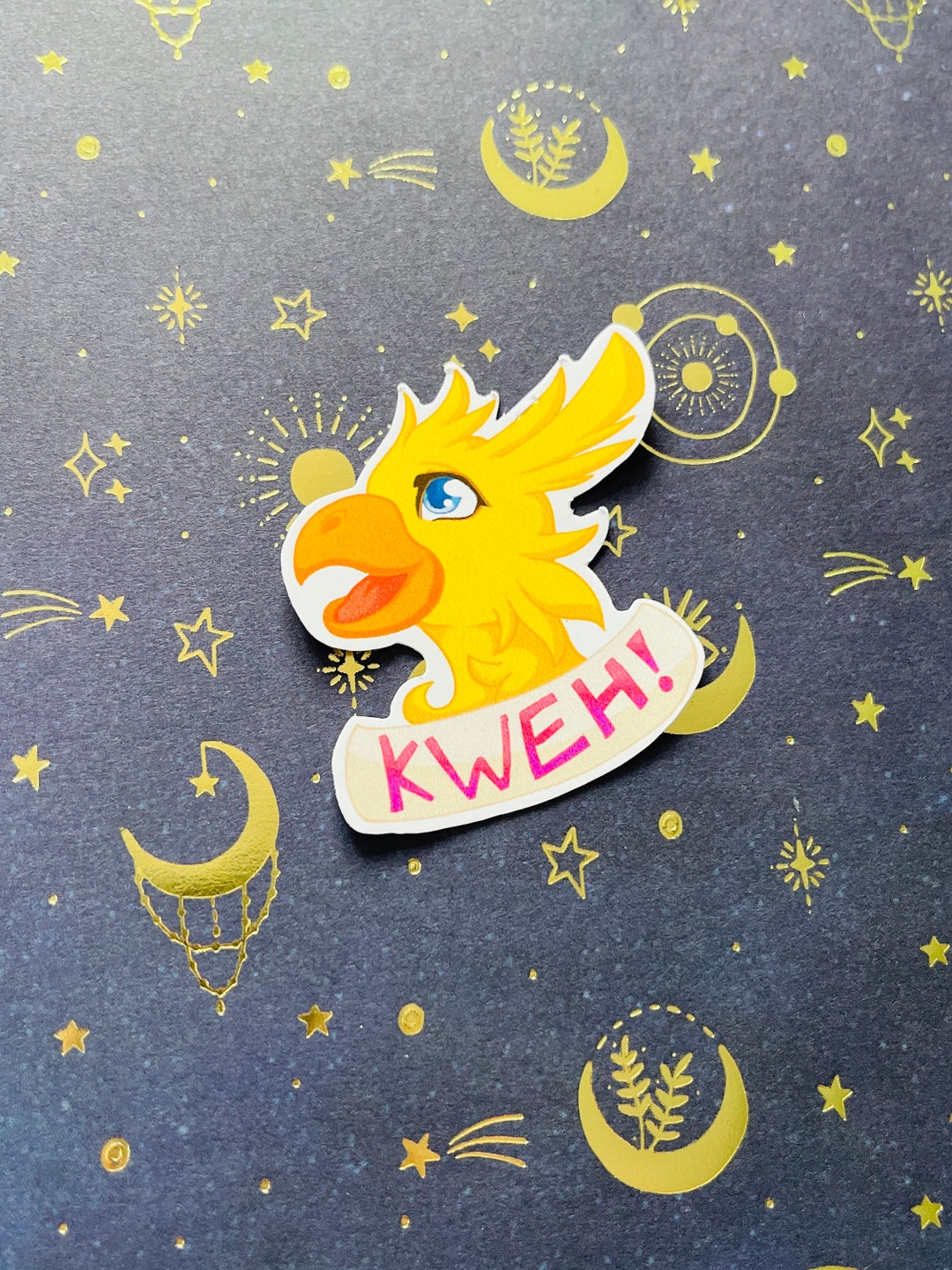 FFXIV Chocobo Matte Vinyl Sticker - Etsy