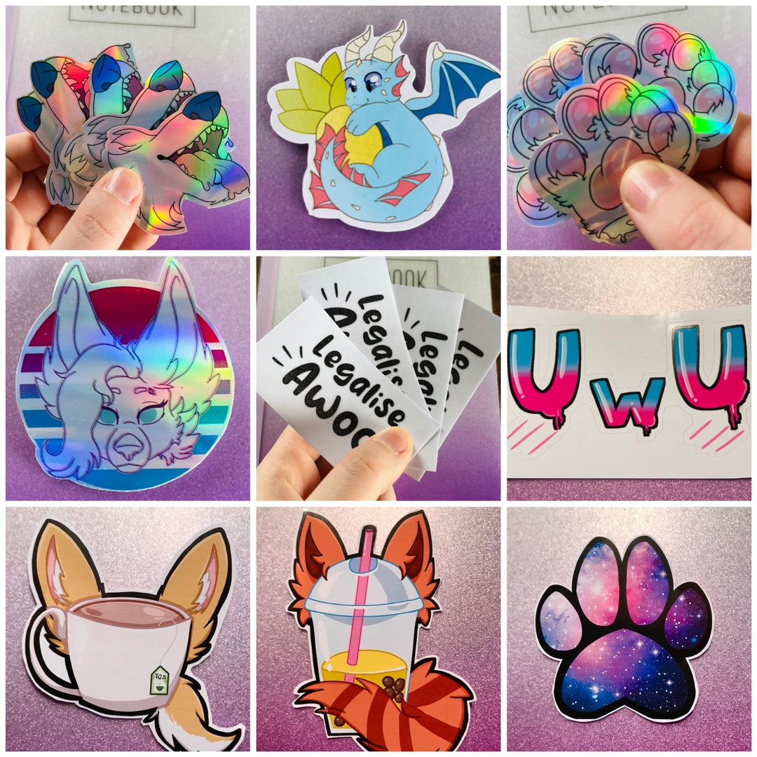 Sticker Multi Buy Listing, Furry Fandom Sticker Pack - Etsy