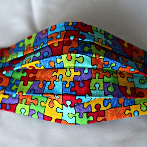 Autism Awareness Face Mask Love Educate Support and Advocate - Etsy