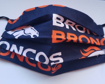 Denver Broncos Mask - Etsy