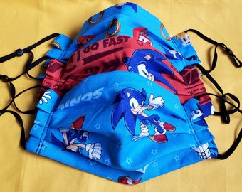 Sonic Hedgehog Masks | Etsy