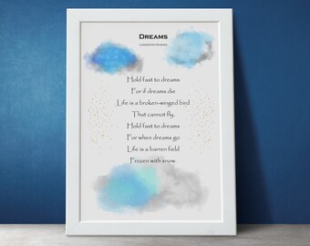 Langston Hughes Poem - Etsy