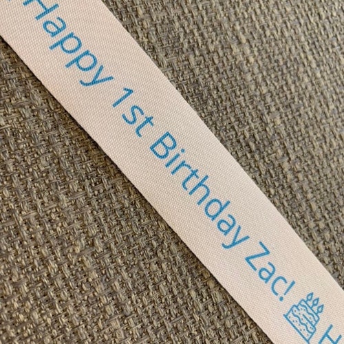 Personalised 15mm Ribbon Personalised Satin Ribbon Gift - Etsy UK