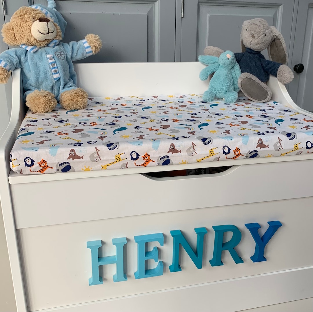 Toy Box Cushion Removable and Machine Washable - Etsy UK