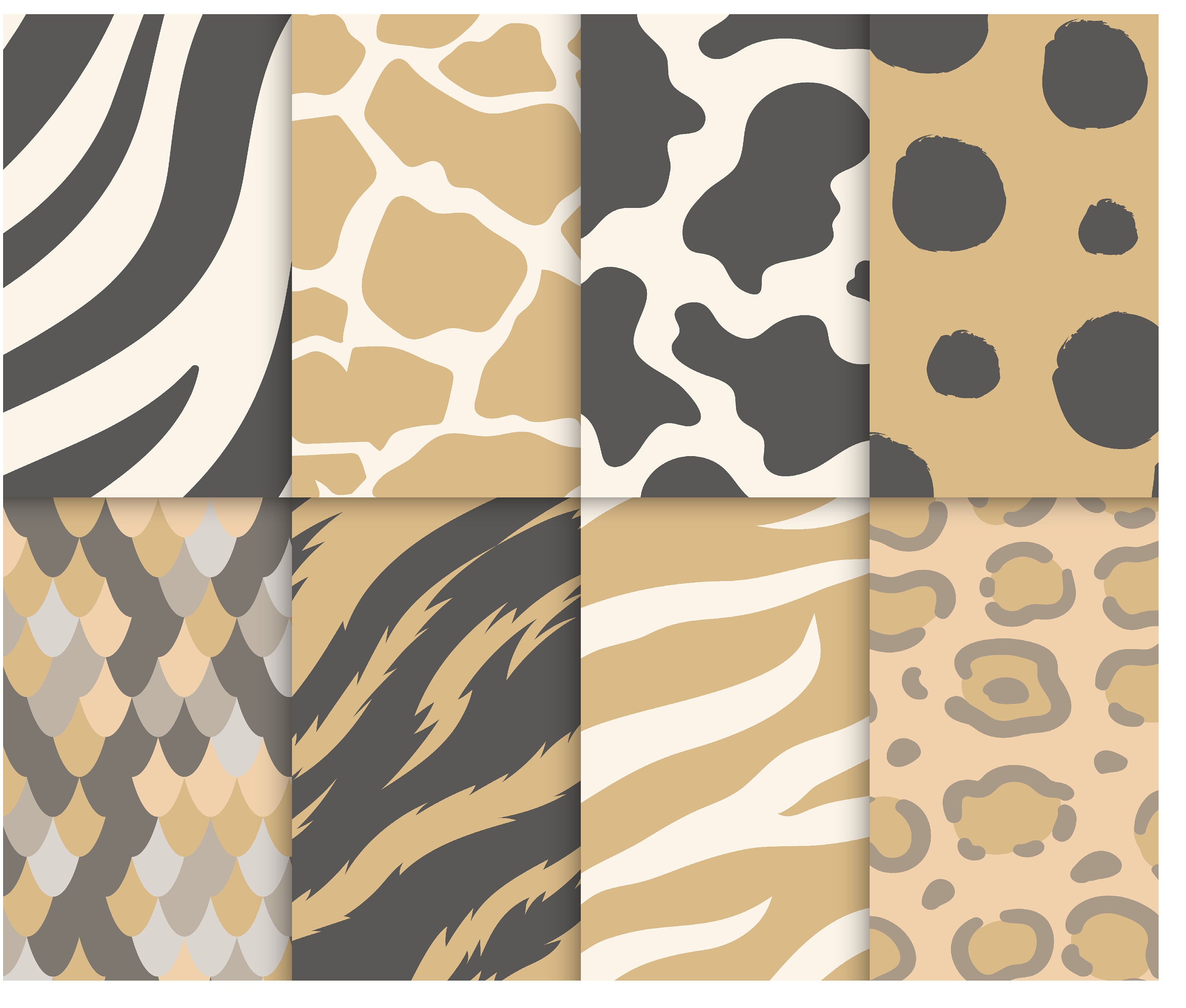 Animal Print Svg Seamless Pattern Animal Print Animal - Etsy