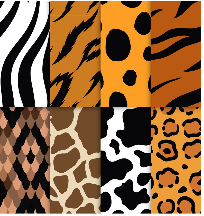 Animal Print Svg Seamless Pattern Animal Print Animal - Etsy