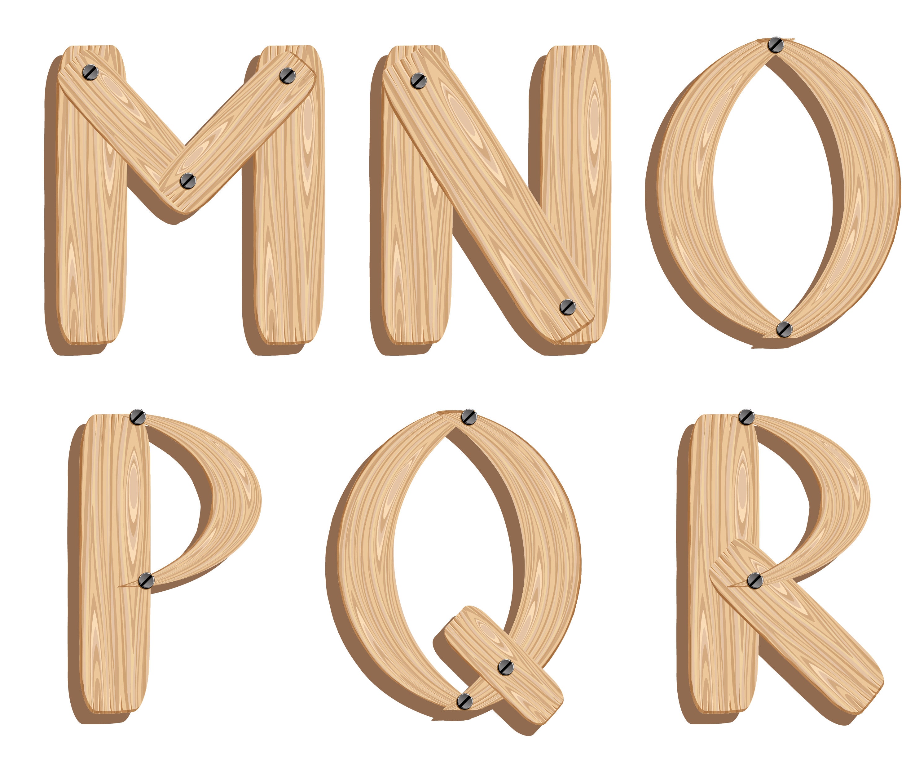 Wood Grain Font SVG Wood Alphabet Svg Wood Font Letters | Etsy Canada