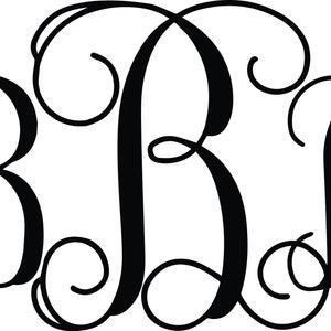 Vine Monogram Font SVG , Vine Monogram Font , Vine Monogram Alphabet ...