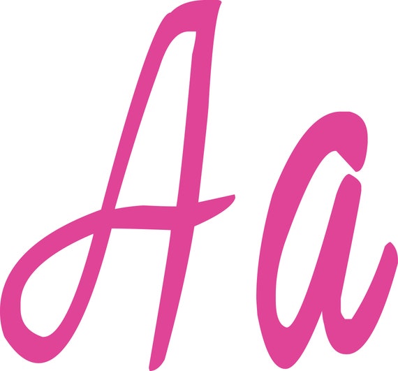 Clipart Barbie Digital Download Barbie alphabet font Barbie Font svg ...