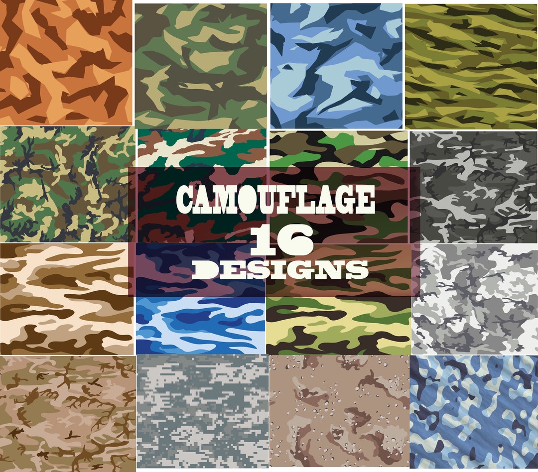 Camouflage SVG , Camouflage SVG Bundle , Camo Scg , Military Patterns ...