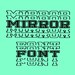 Mirror Font Svg , Stacked Font Svg , Mirrored Letters Svg , Mirror ...