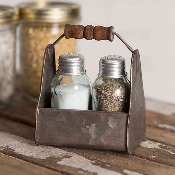 Salt Pepper Caddy - Etsy