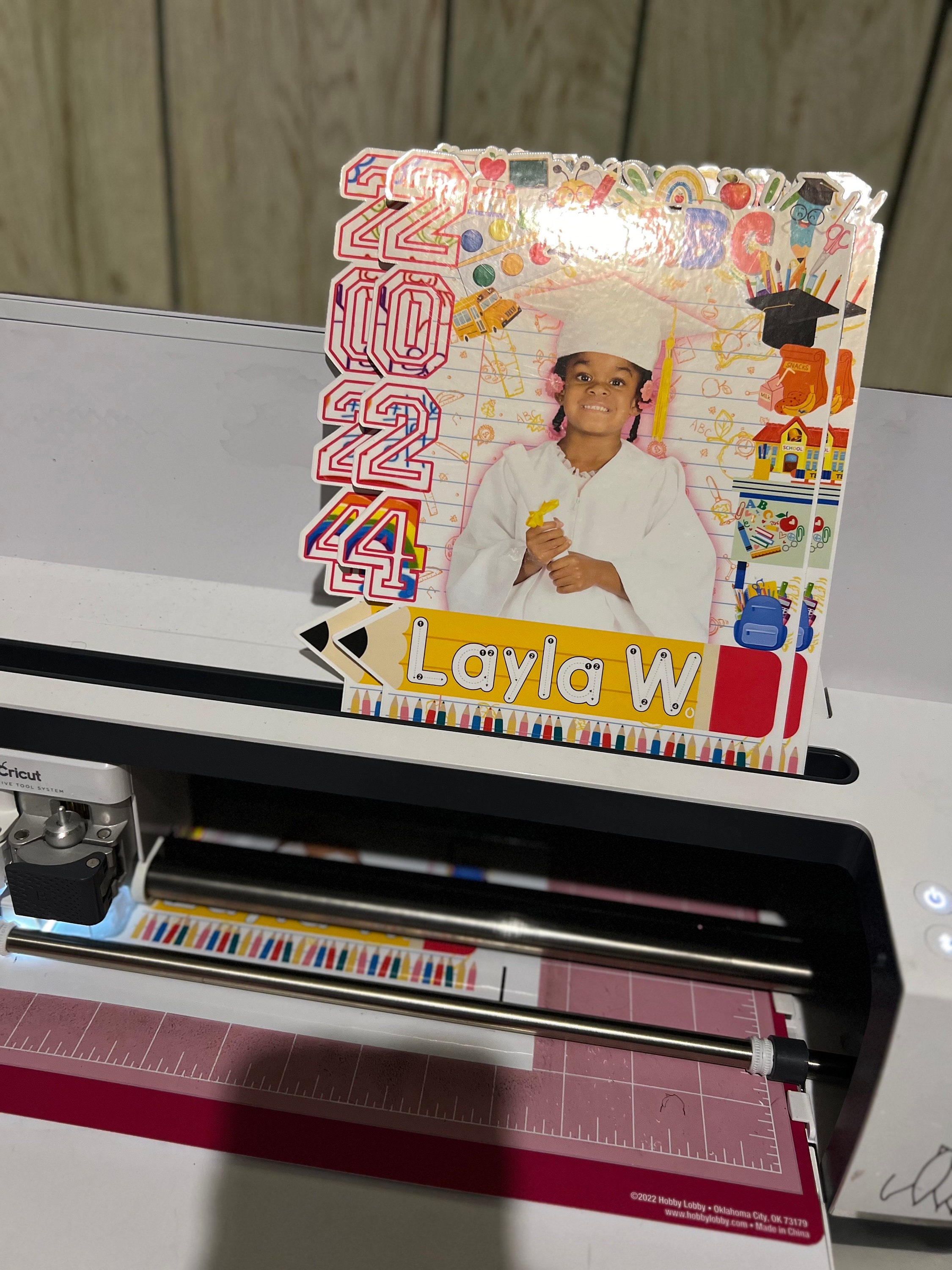 Custom Pre-k Grad Fans, Graduation Fans, Head on a Stick, Custom Face ...